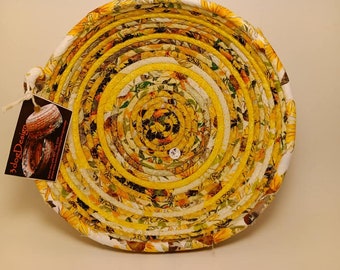 Rope Fabric Bowl Coiled Rope Basket Clothesline Basket Rag Basket Fiber ...