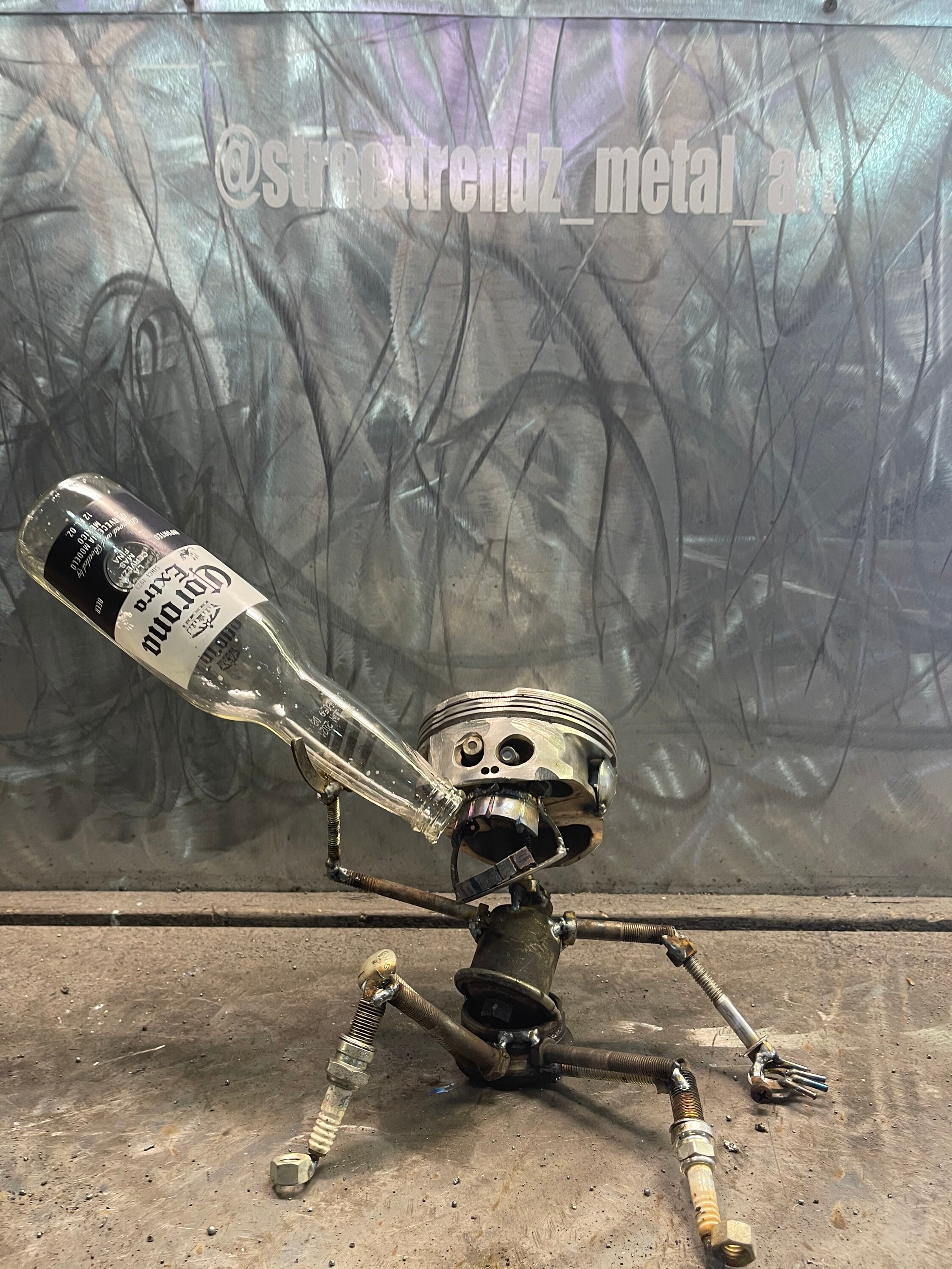 Made to Order Drunk Piston Figure - Etsy