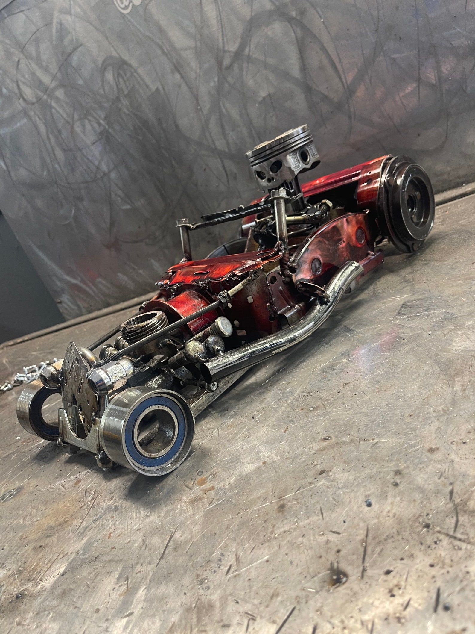 Made to Order Piston Figure Hot Rod Driver - Etsy