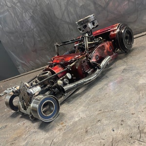 Made to Order Piston Figure Hot Rod Driver - Etsy