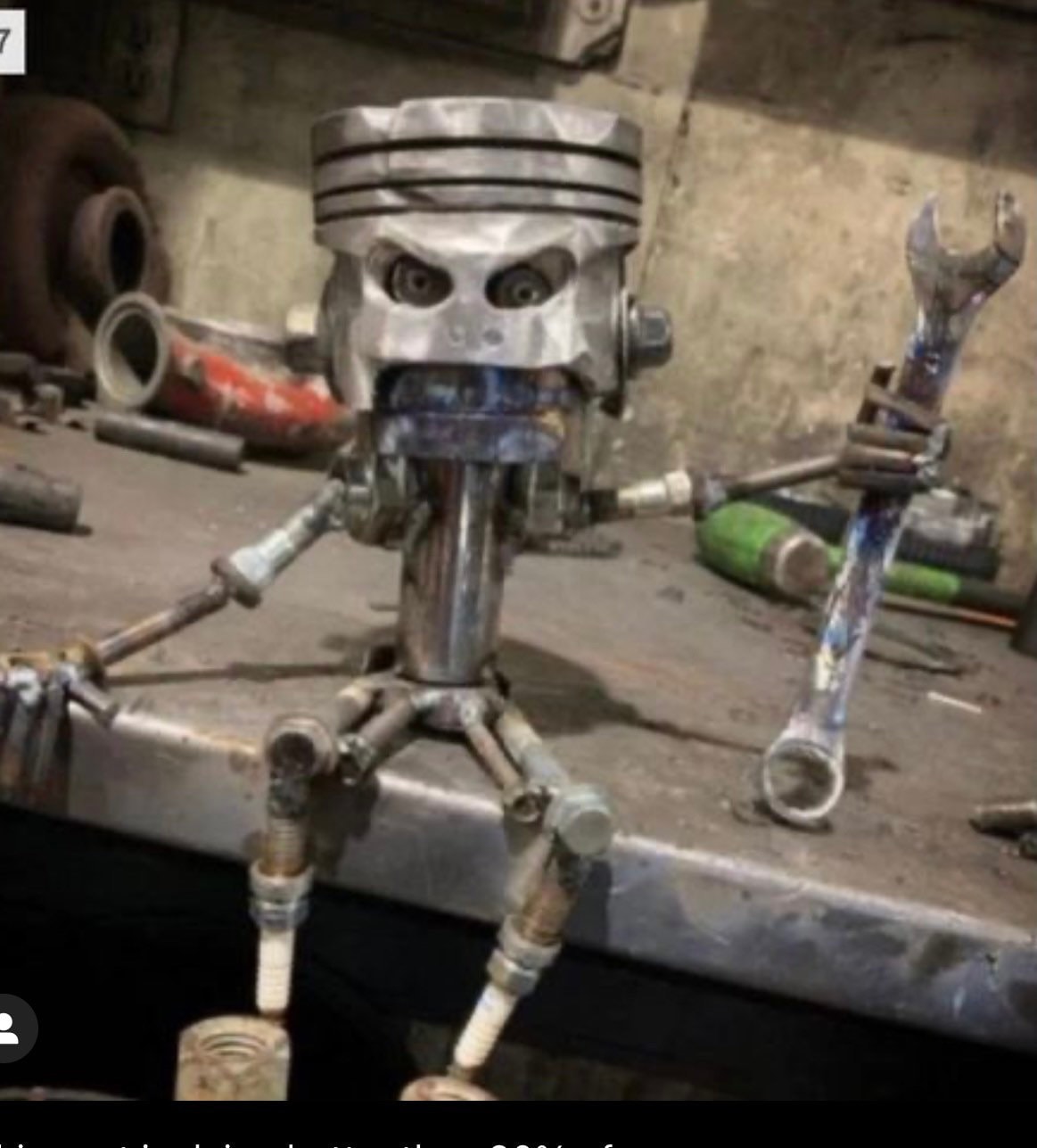 Made to Order Sitting Piston Figure With Wrench. - Etsy