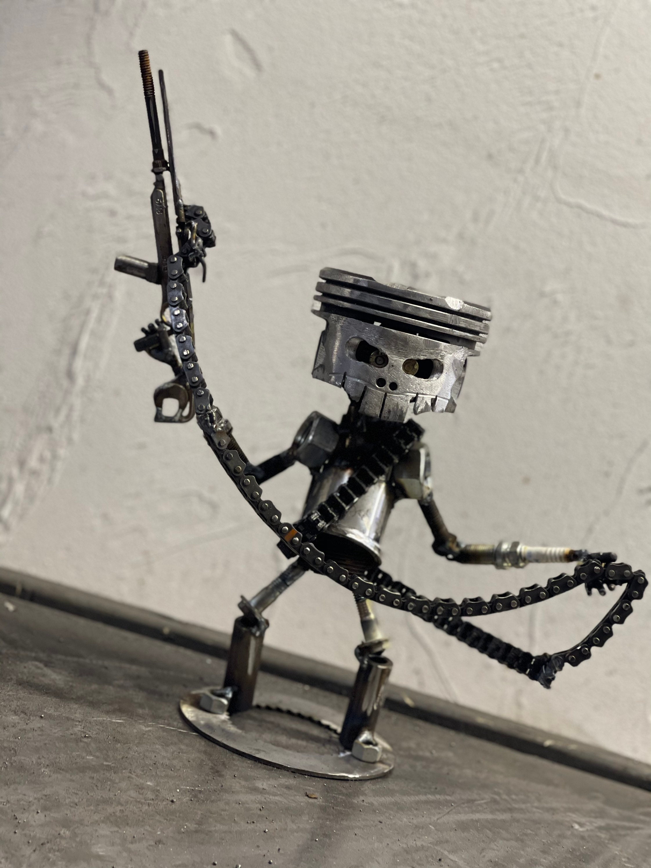 Made to Order Armed and Dangerous Piston Figure - Etsy