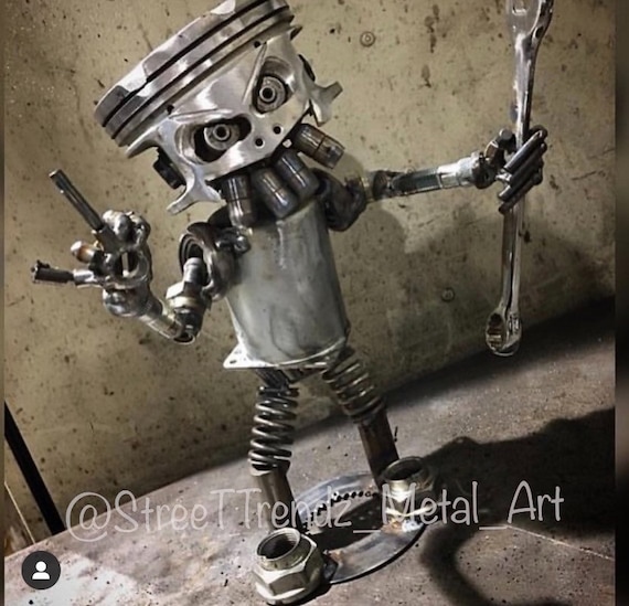 Piston Metal Art