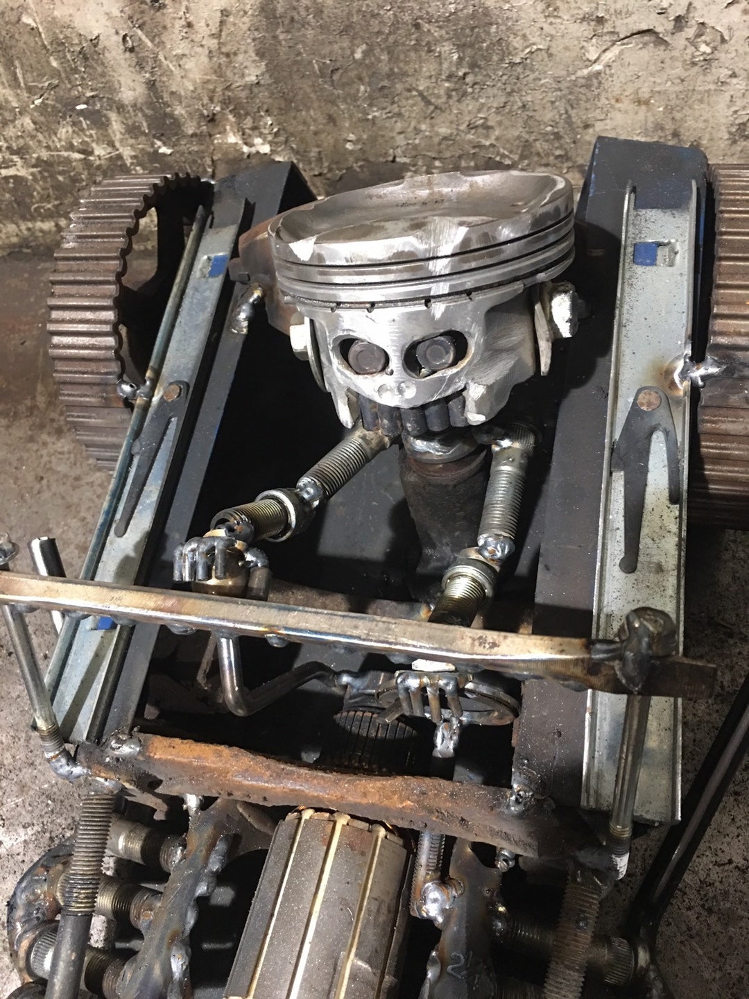 Made to Order Piston Figure Hot Rod Driver - Etsy