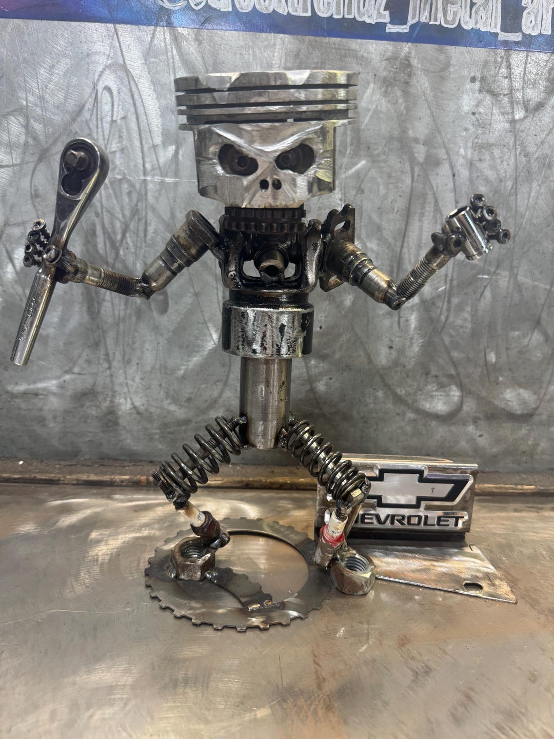 Chevy Piston Figure - Etsy