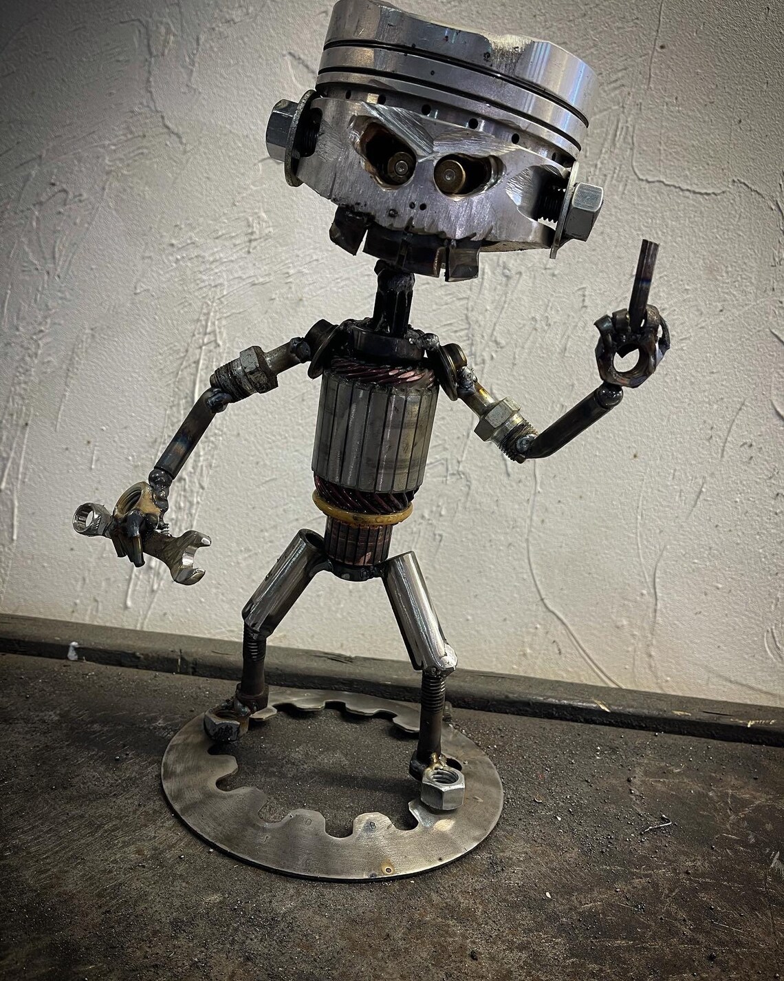 Made to Order Middle Finger Piston Figure - Etsy