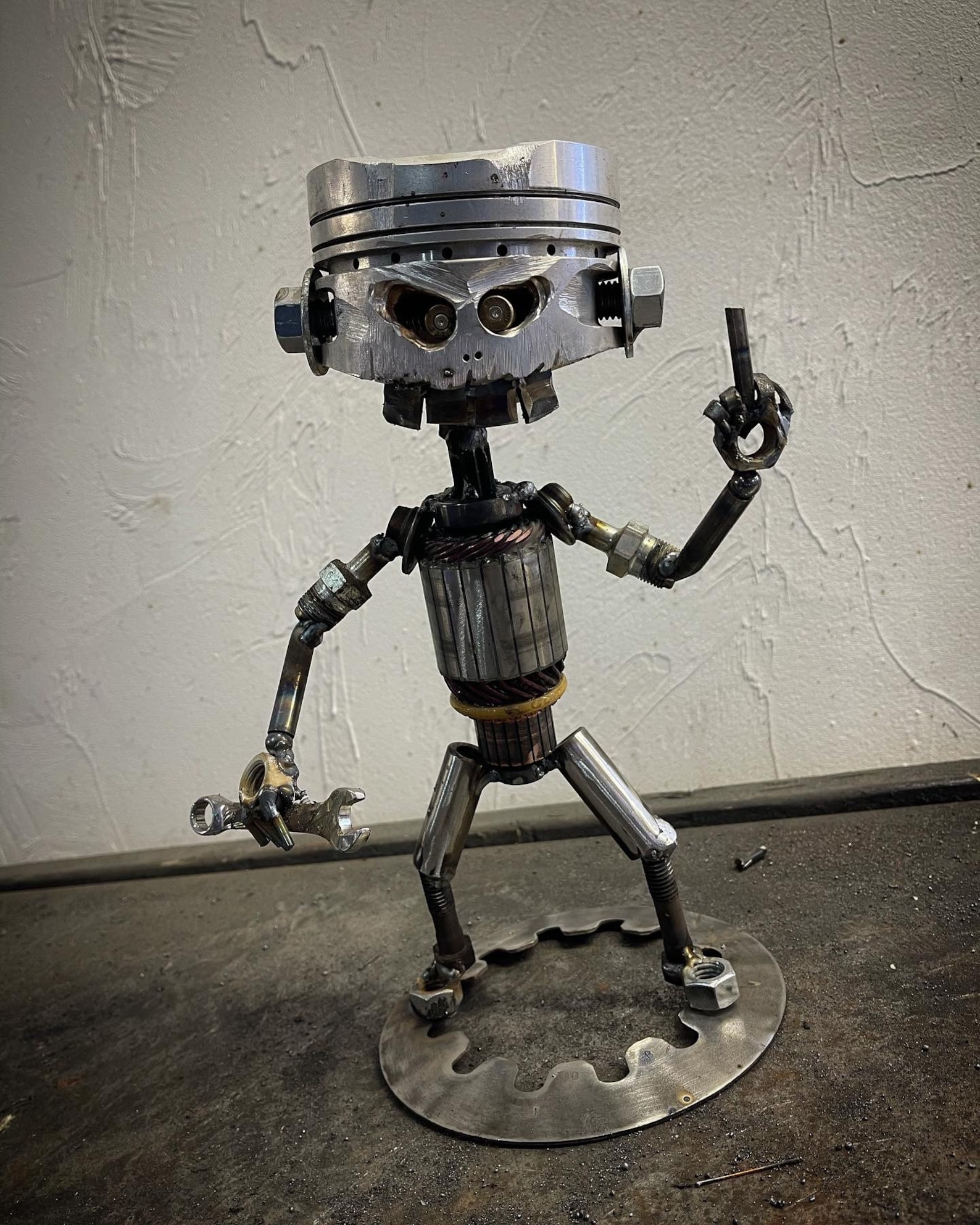 Made to Order Middle Finger Piston Figure - Etsy