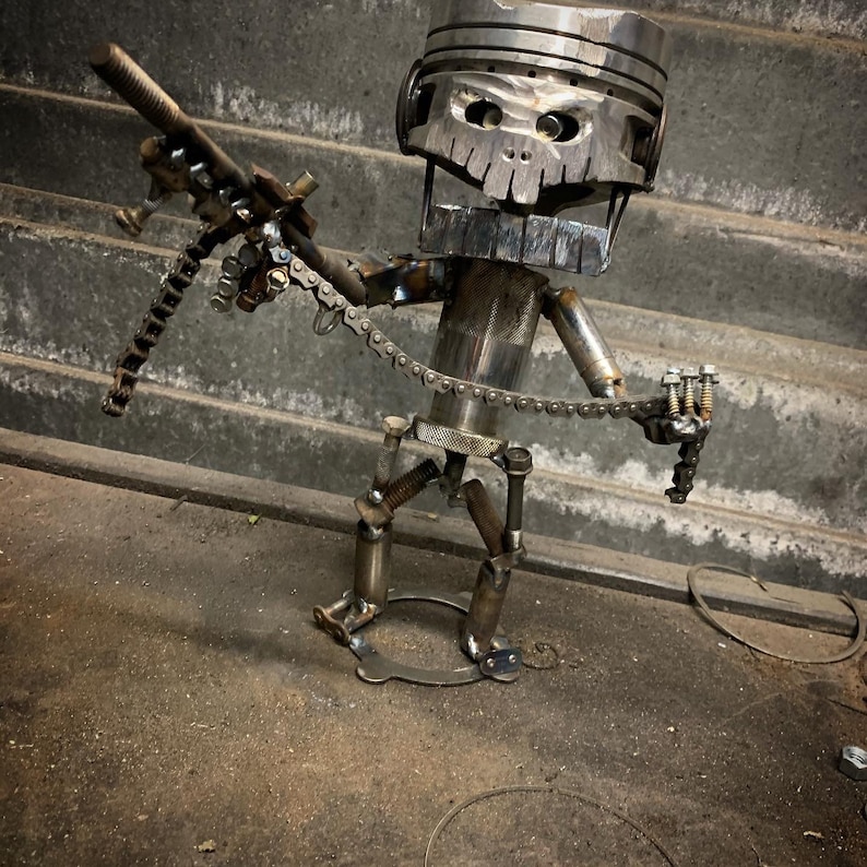 Made to Order Armed and Dangerous Piston Figure - Etsy