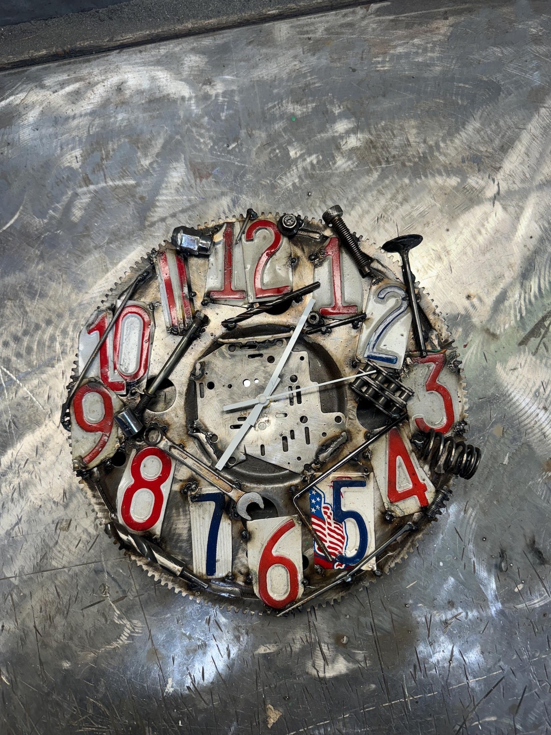 Car Parts Clock - Etsy