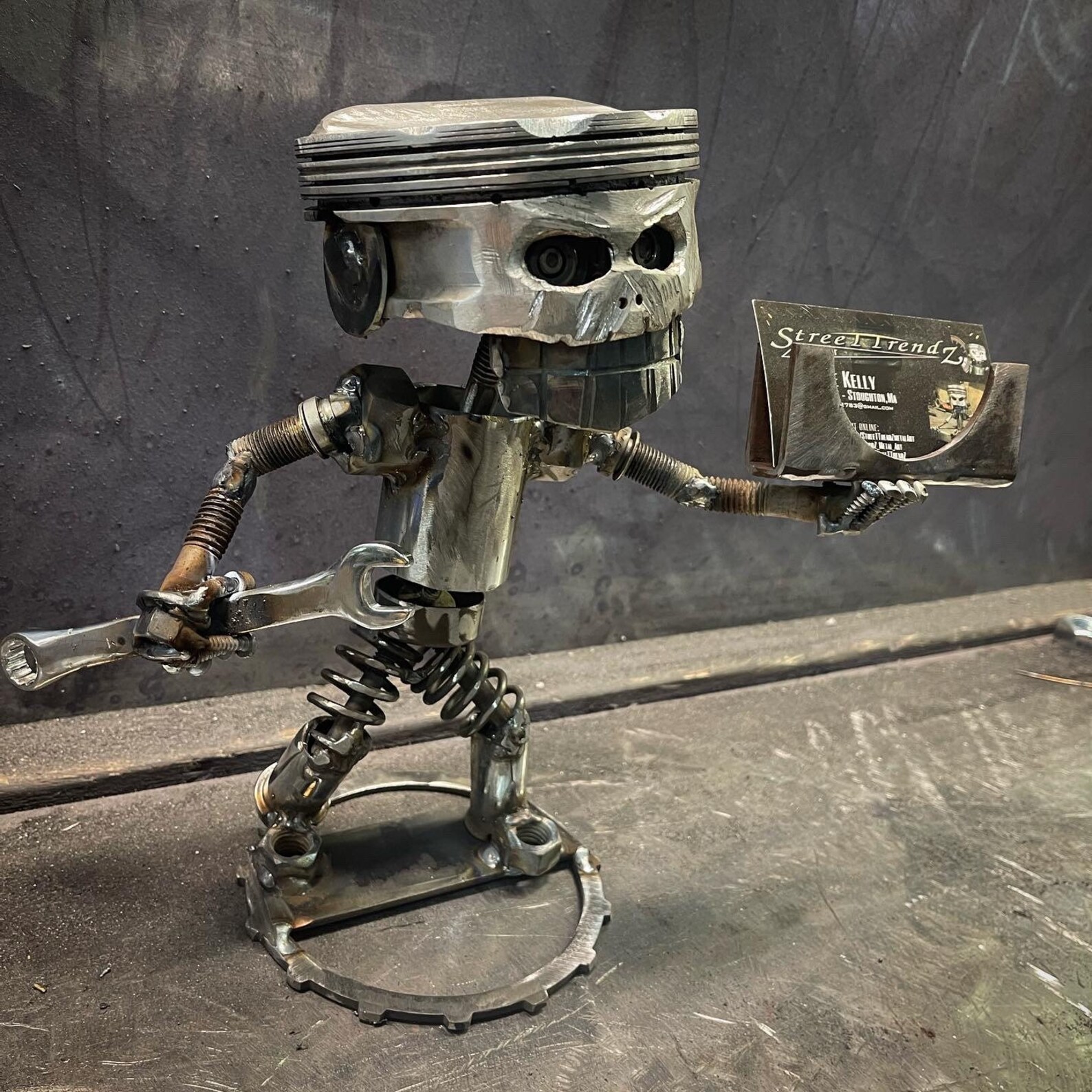 Made to Order Piston Figure Card Holders - Etsy