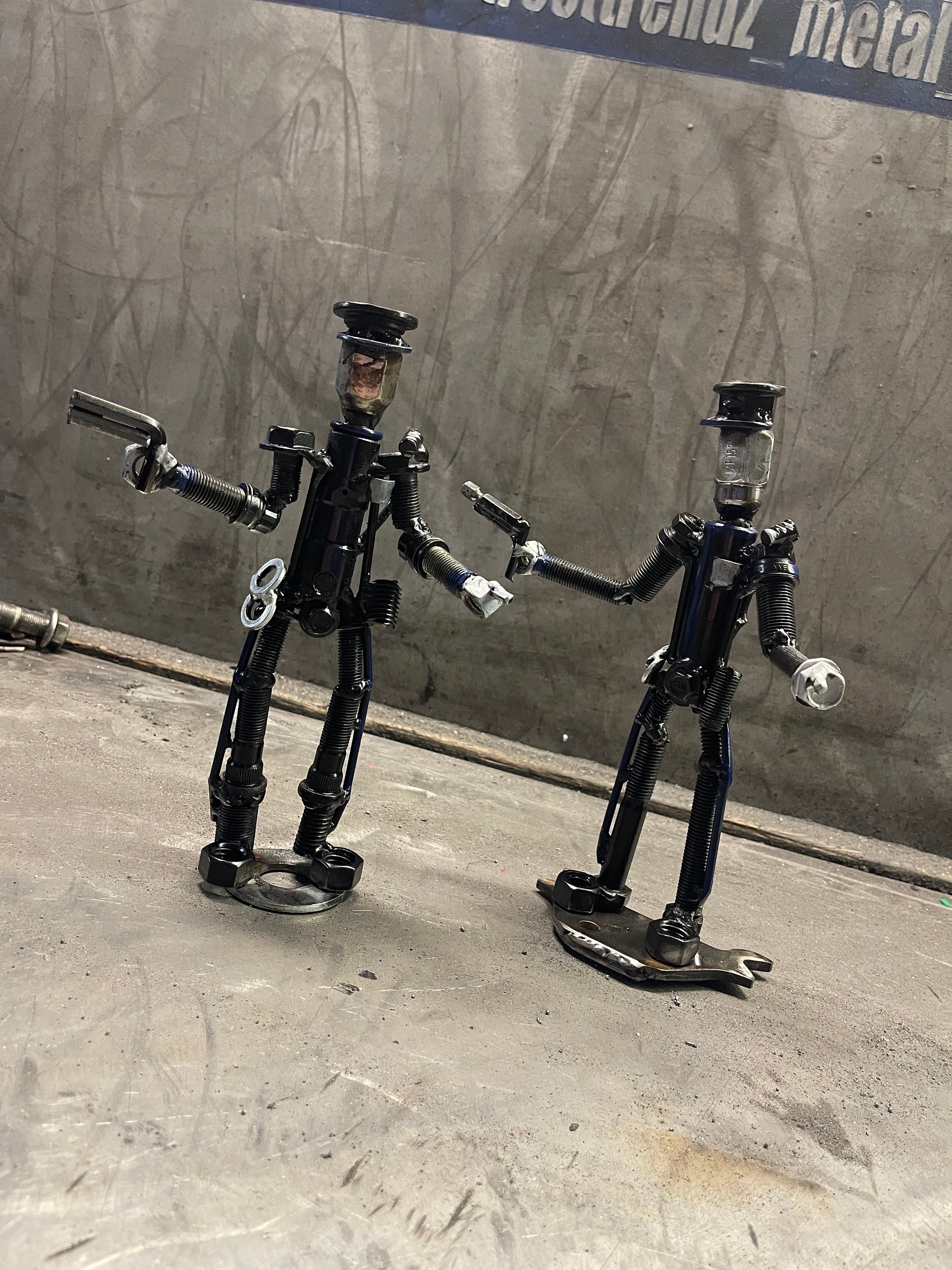 Made to Order Car Parts Police Sculpture - Etsy