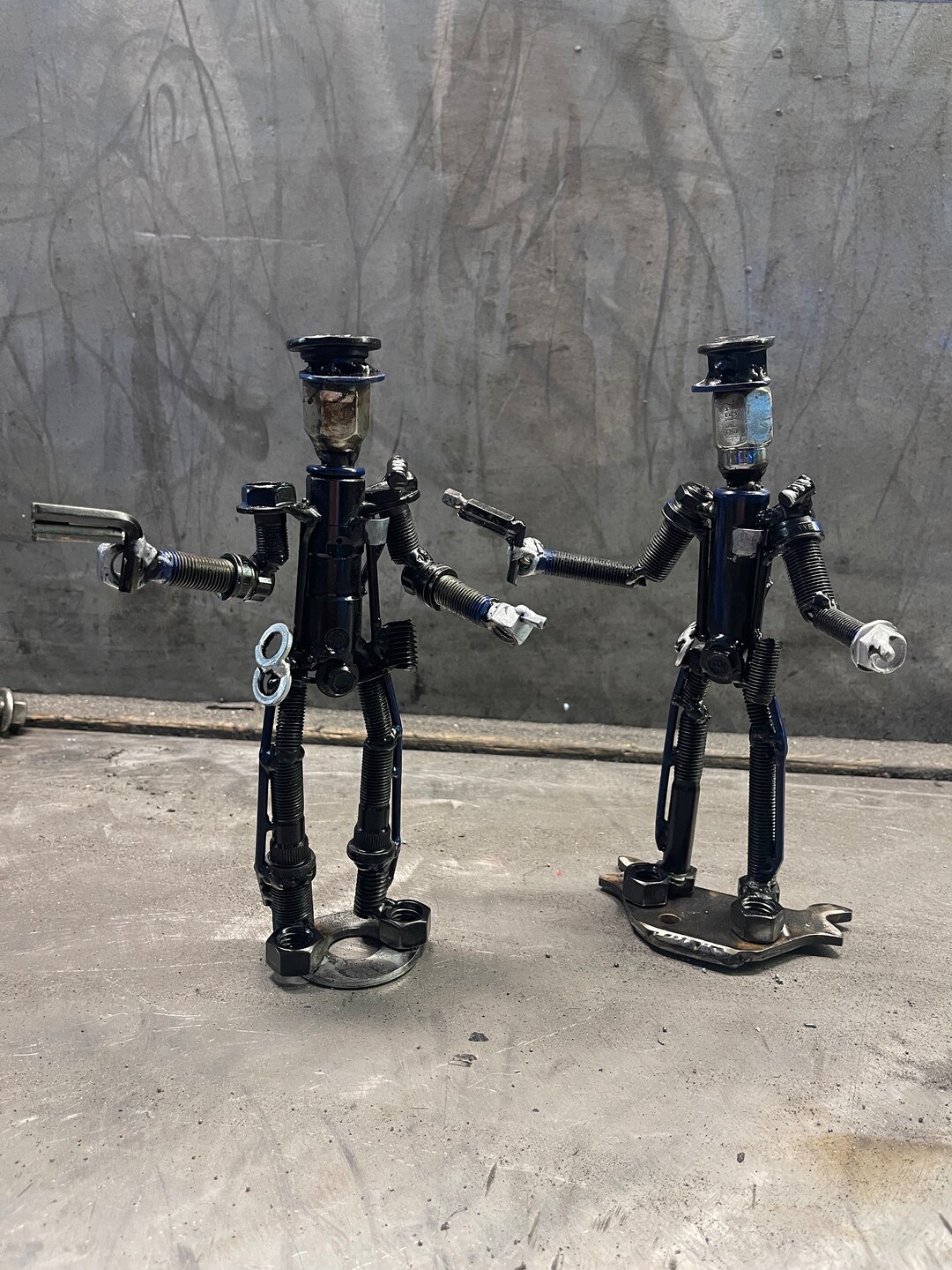 Made to Order Car Parts Police Sculpture - Etsy
