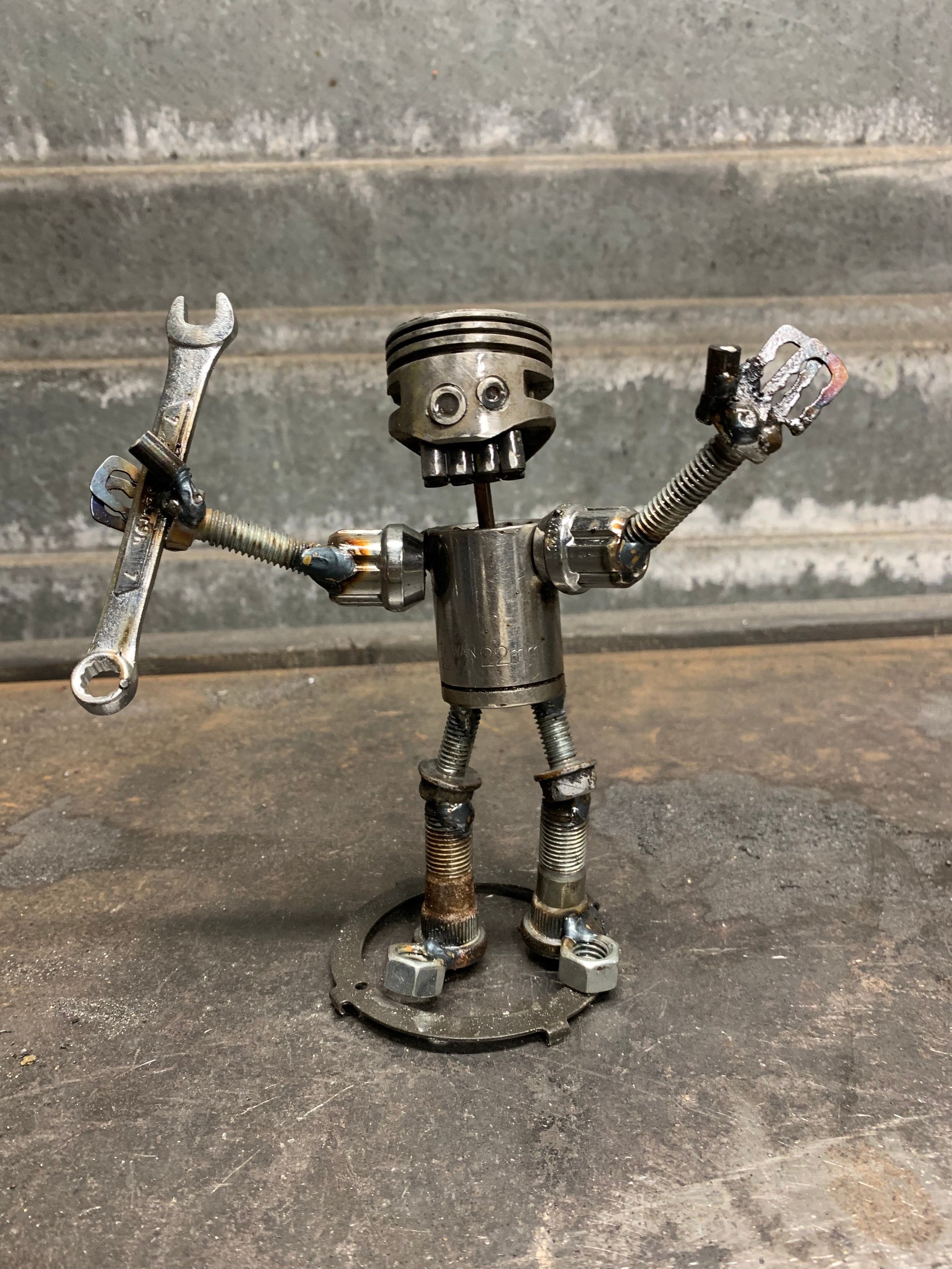 Made to Order Piston Figure Mechanic With Wrench. - Etsy