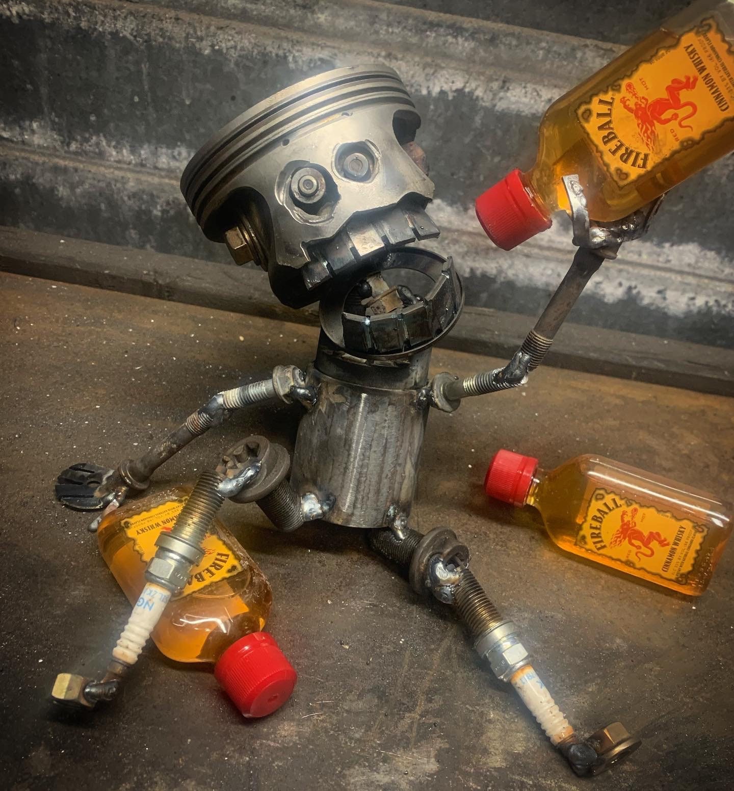 Made to Order Drunk Piston Figure - Etsy