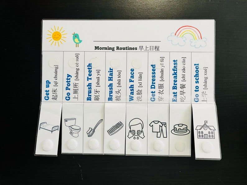 Printable Bilingual English Chinese Mandarin Pinyin or Cantonese ...