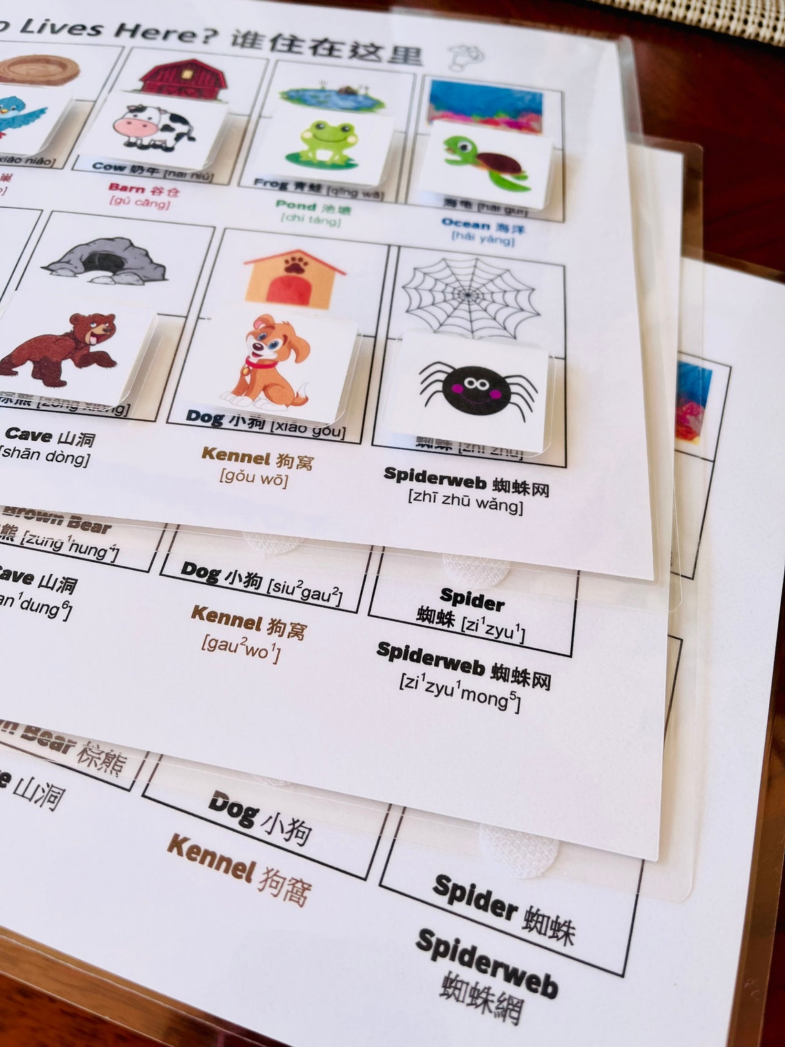 Printable English Chinese Bilingual Toddler Busy Book Preschool ...