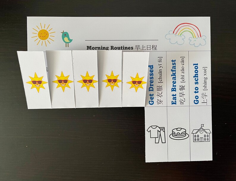 Printable Bilingual English Chinese Mandarin Pinyin or Cantonese ...