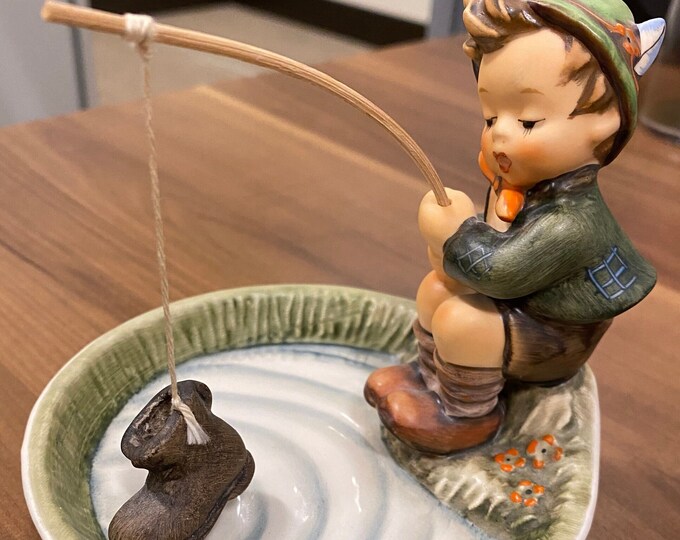 Vintage Hummel Goebel Just Fishing Der Fischer Collectors Figurine - Etsy