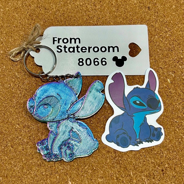 Lilo and Stitch Keyring - Etsy