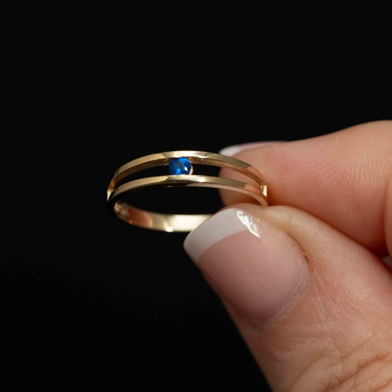 Modern Gold Ring - Etsy