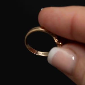 10K Gold Class Signet Ring With Eagle in Flight · 1958 Belle Centre HS ...