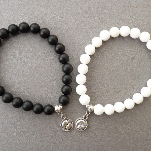 Yin Yang Bracelets for Couples - Etsy