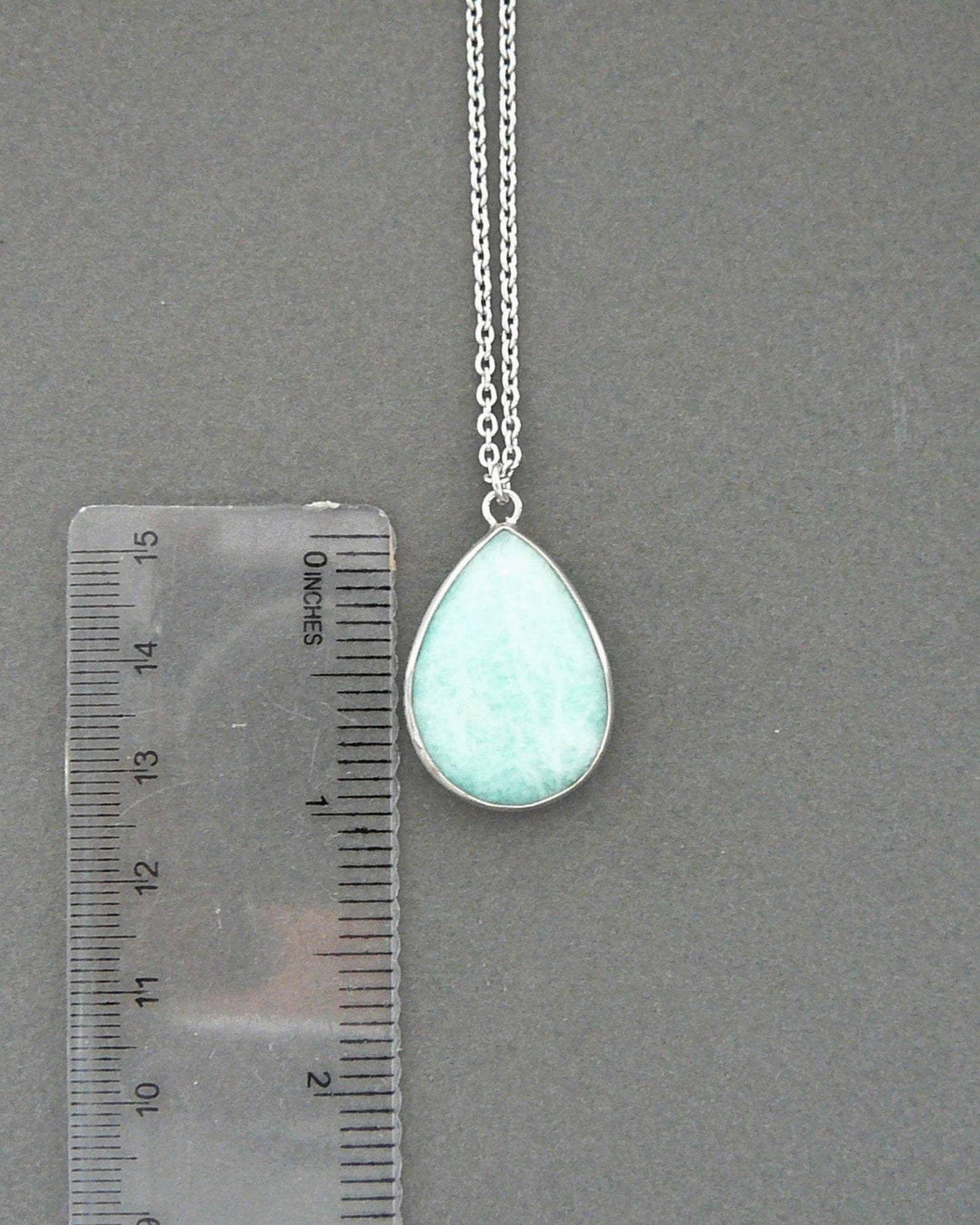 Amazonite Necklaces Green Stone Pendant for Women Gift Mint - Etsy