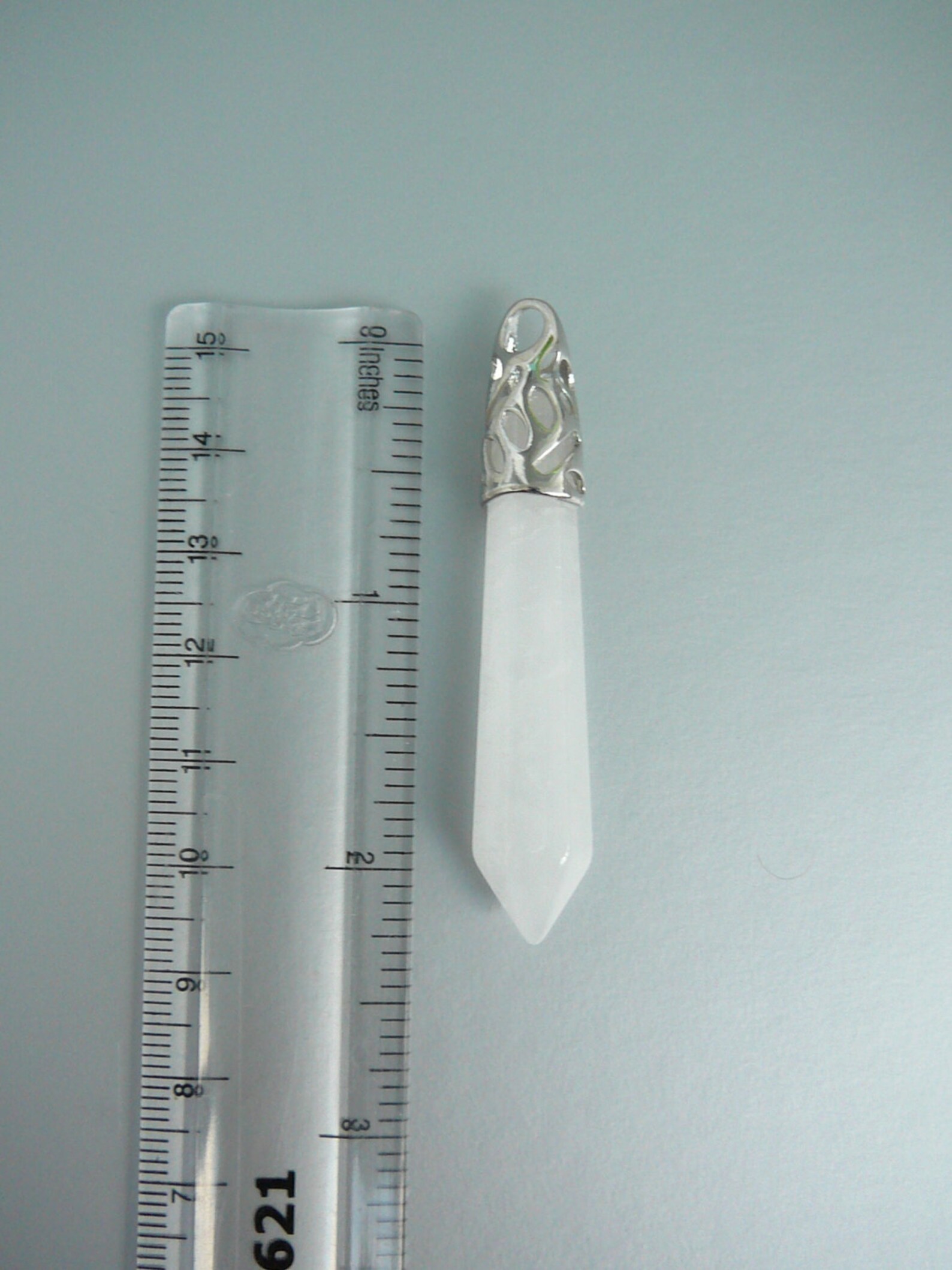 Natural Quartz Crystal Necklace Clear Quartz Pendants Long Necklace ...