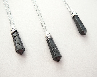 Volcanic Rock Necklace - Etsy