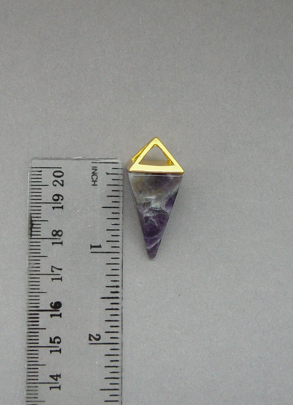 Amethyst Necklace Genuine Amethyst Pendant Crystal Stone - Etsy