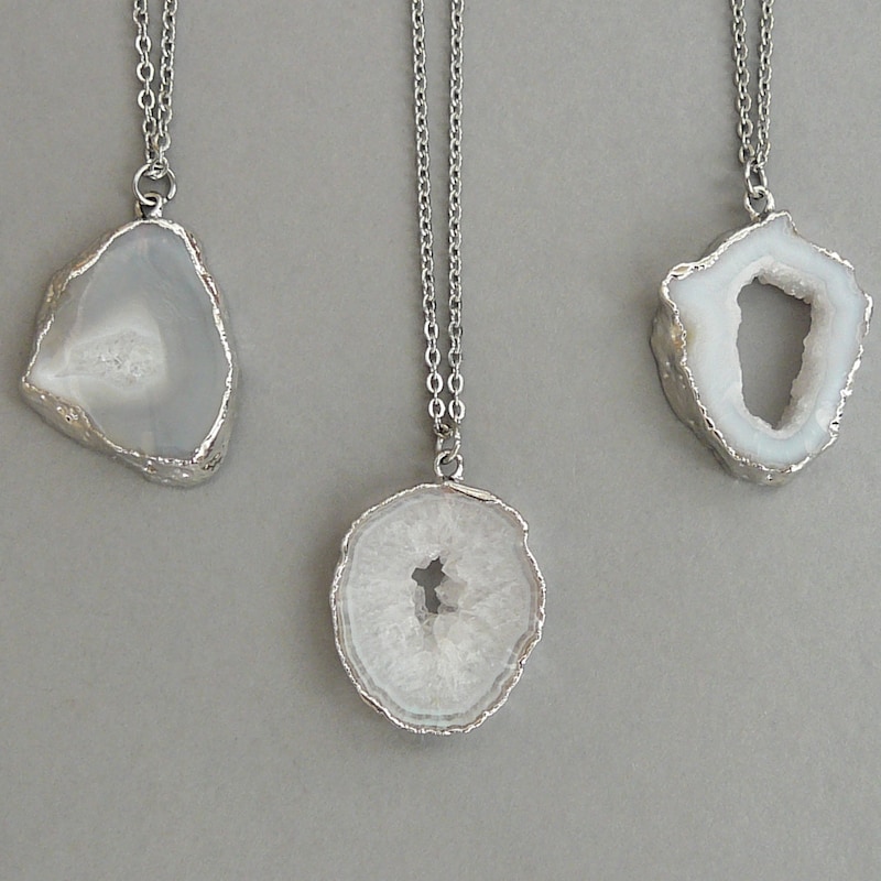 Geode Necklace - Etsy