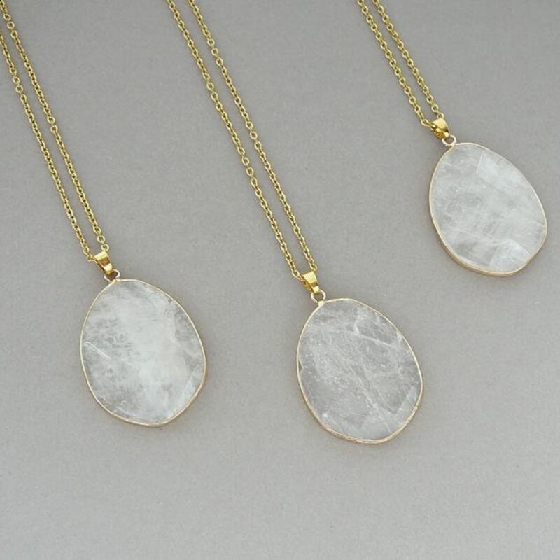 Quartz Necklace - Etsy