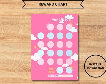 Reward Chart, Toddler Reward Chart, Reward Chart Printable, Kids ...
