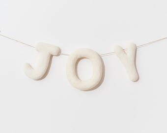 JOY Felt Letter Garland , Joy , Easter , Jesus - Etsy