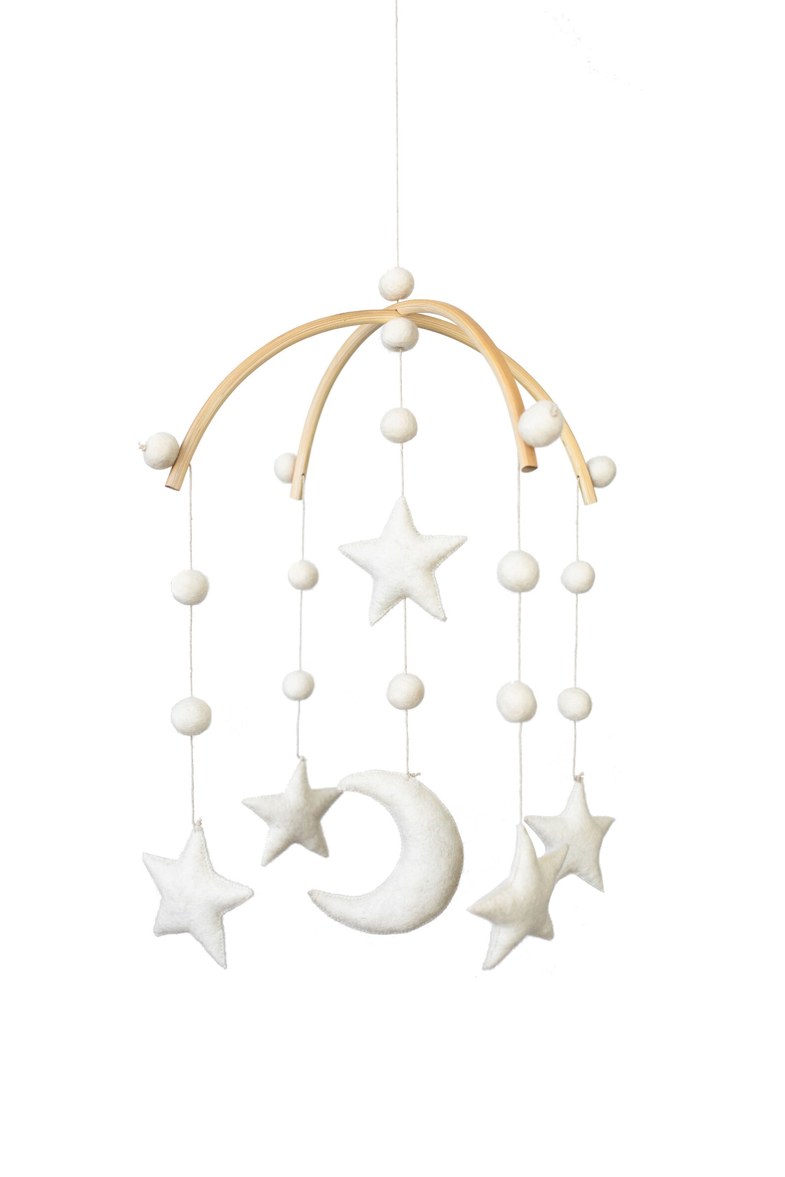 Star Star Mobile Star Moon Star and Moon Space | Etsy