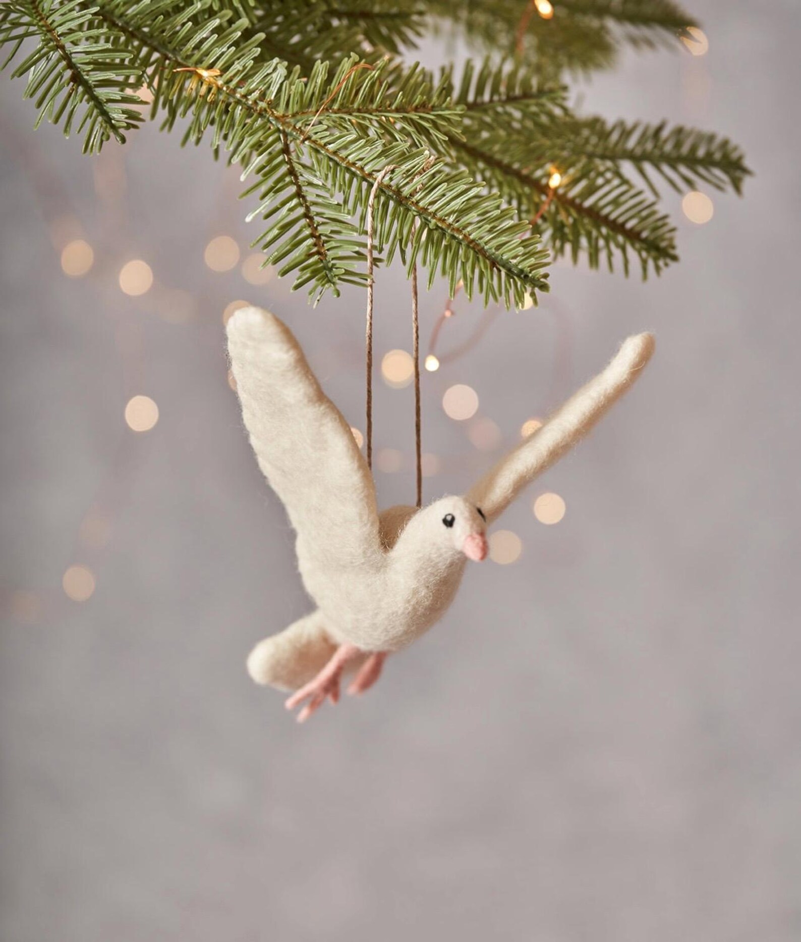 Wool Felt Dove Ornament, Christmas Decor - Etsy