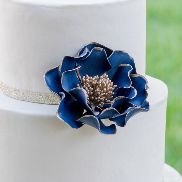 Navy Cake Topper - Etsy