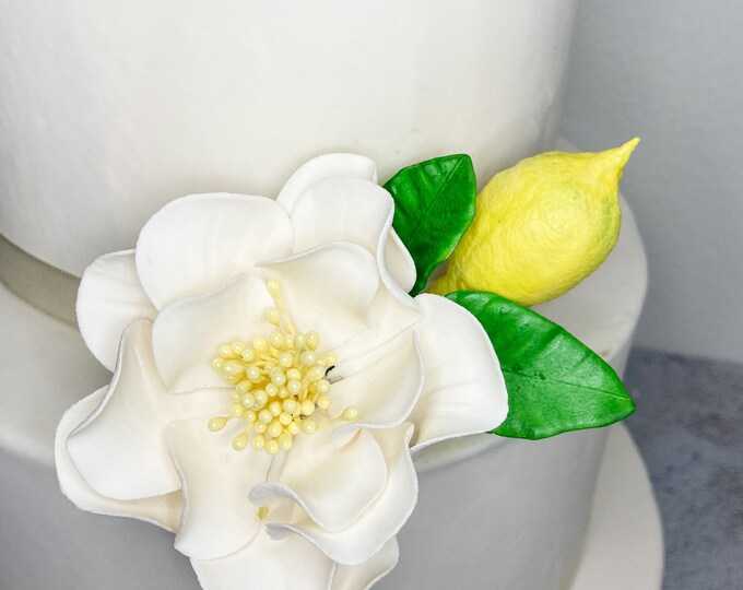 Lemon Gumpaste Cake Topper Perfect for Sugar Flower Arrangements - Etsy