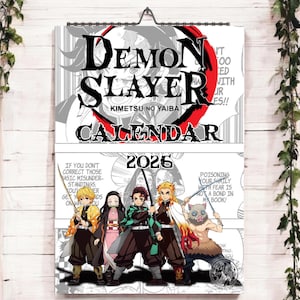 Demon Slayer Calendar 2026 - Etsy