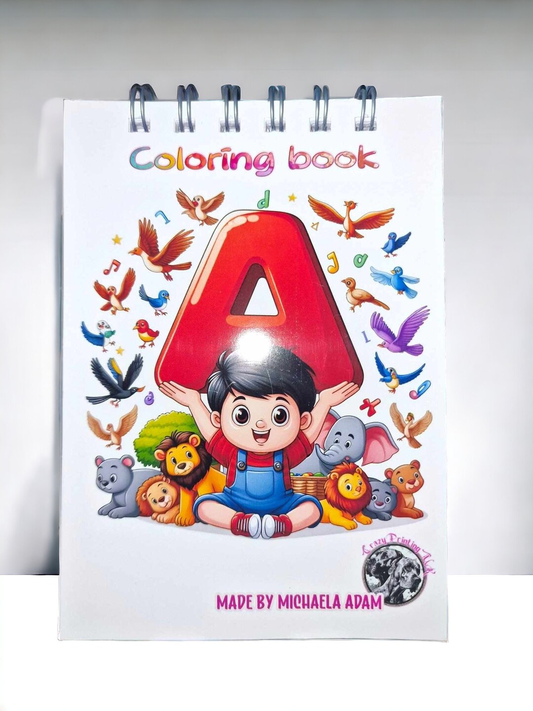 Alphabet Colouring Book for Kids/ Learning Alphabet / Activity for Kids ...