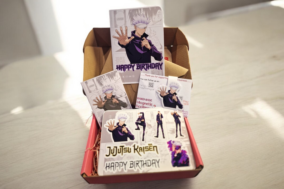 Satoru Gojo Gift Box - JJK Gift Box - Birthday Box for Anime Lover ...