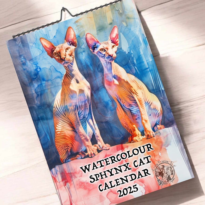 Cat Calendar - Etsy