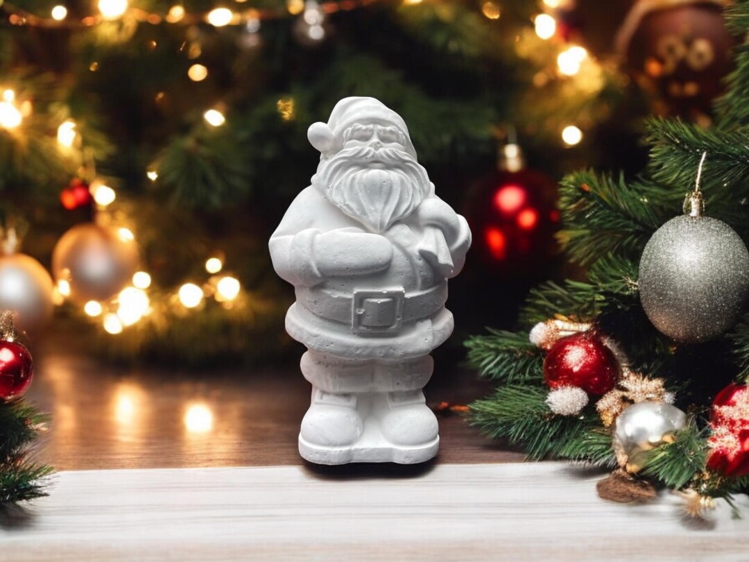 Paint You Own Santa Claus Pottery- Christmas Pottery - Christmas ...