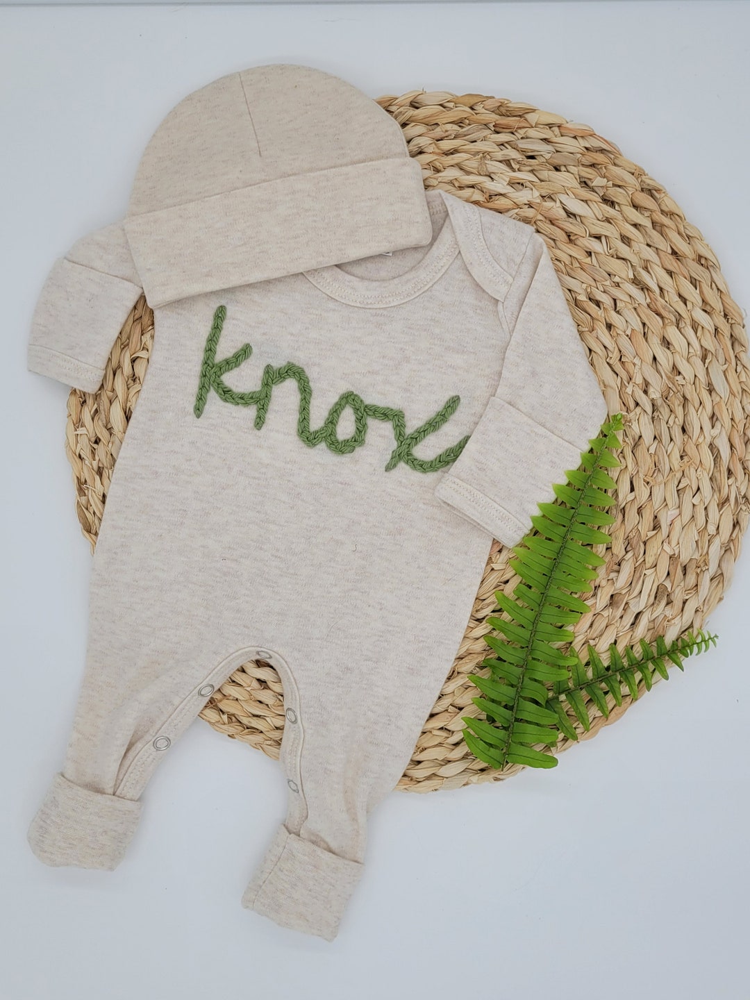 Hand Embroidered Baby Coming Home Outfit With Hat - Etsy