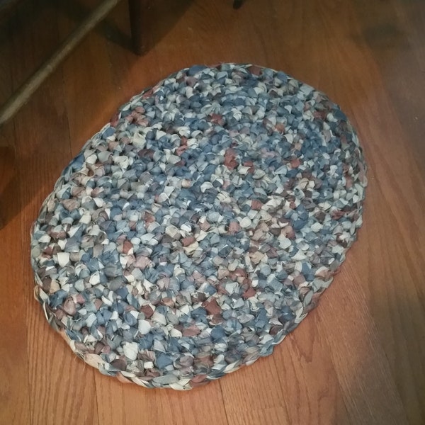 Oval Rag Rug - Etsy