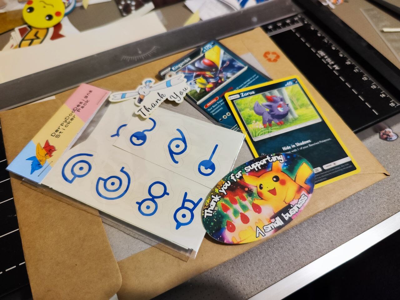 Pokemon Unown Sticker Pack - Full Alphabet (normal or Shiny) - Etsy ...