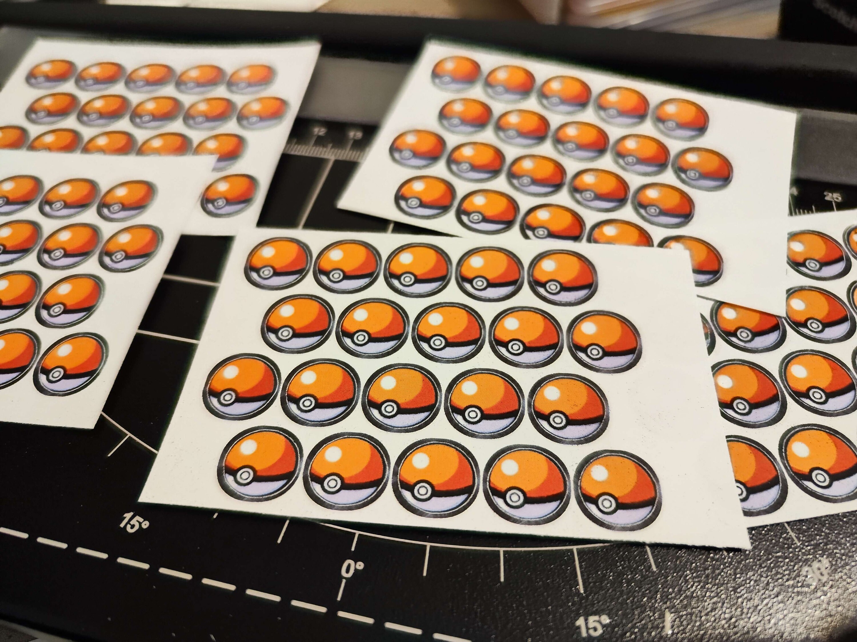 20 Pokeball Stickers - Etsy