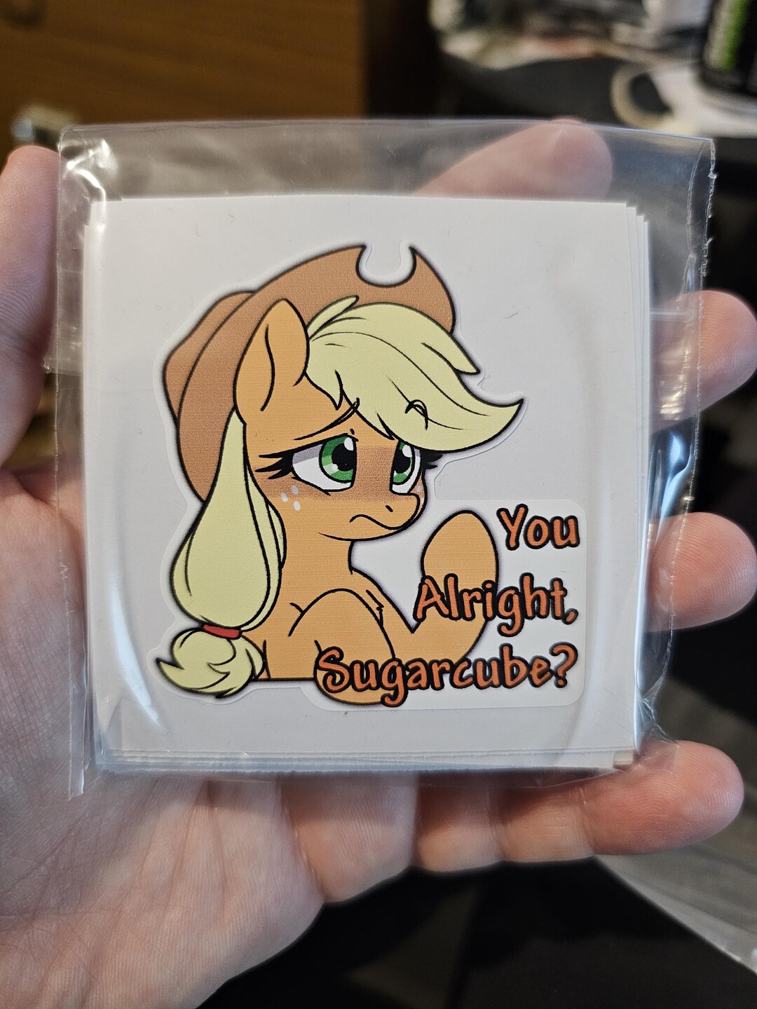 Applejack Waterproof Vinyl Sticker - Etsy
