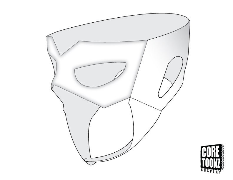 Zorro Mask Template