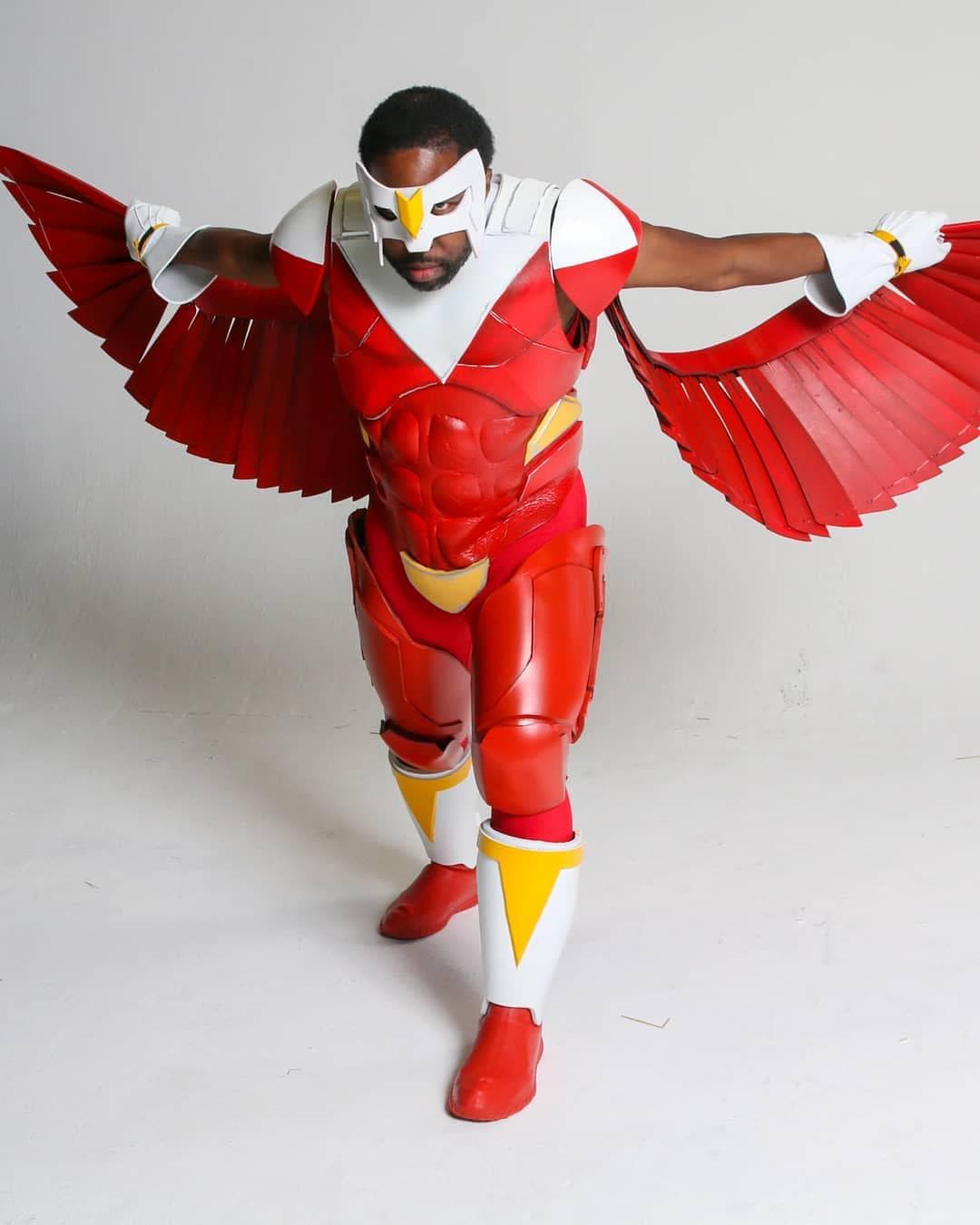 Falcon or Sam Wilson Captain America Style Cowl Mask - Etsy